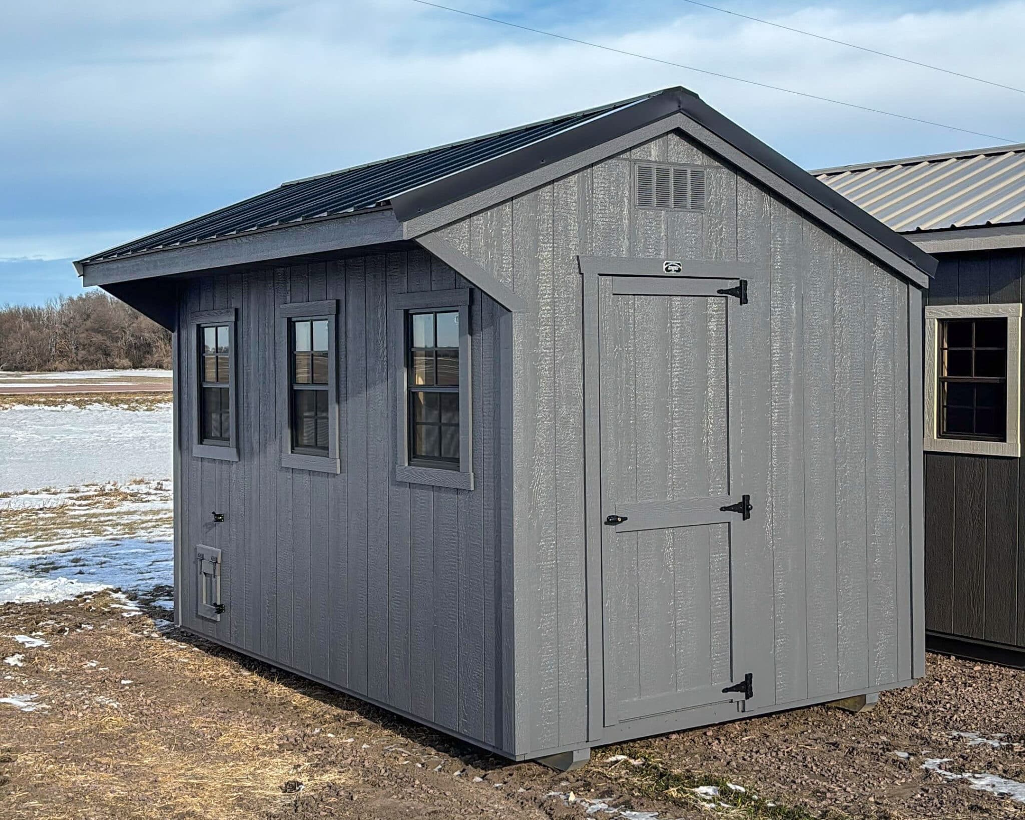8 x 12 Chicken coop. #7757 - Quality Storage Buildings